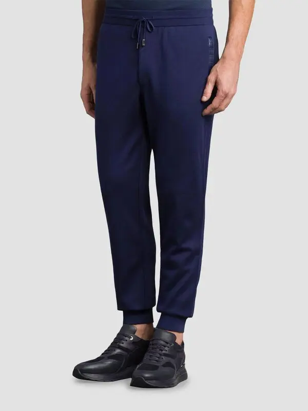 Stefano Ricci Silk And Cotton With Croc Jogging Trousers