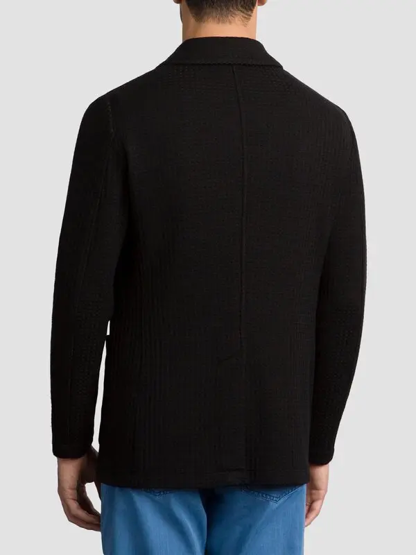 Stefano Ricci Silk And Cotton Knit Jacket