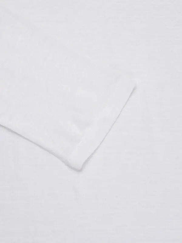 Stefano Ricci Linen T-shirt - White