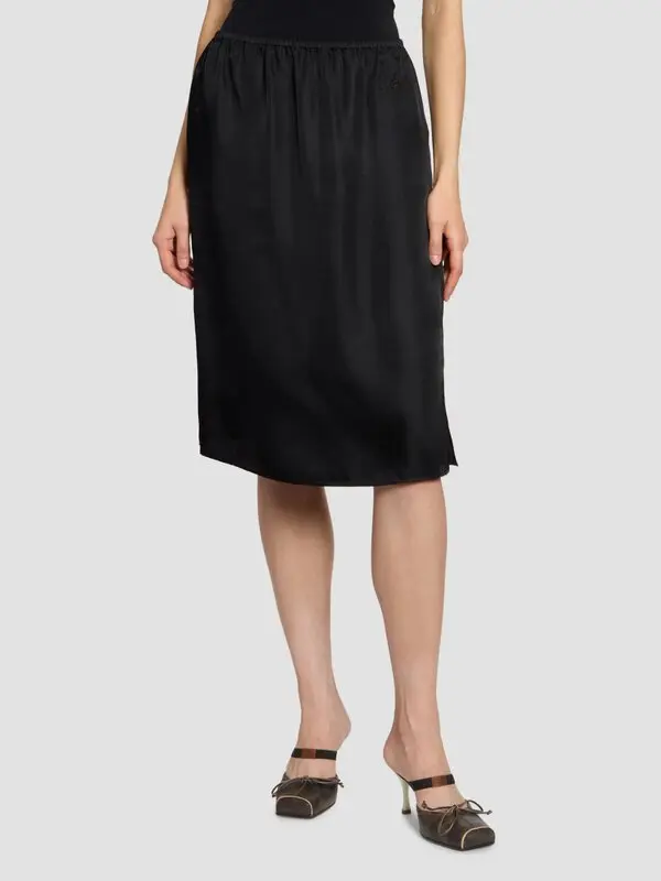 MAISON MARGIELA Fluid Satin Skirt