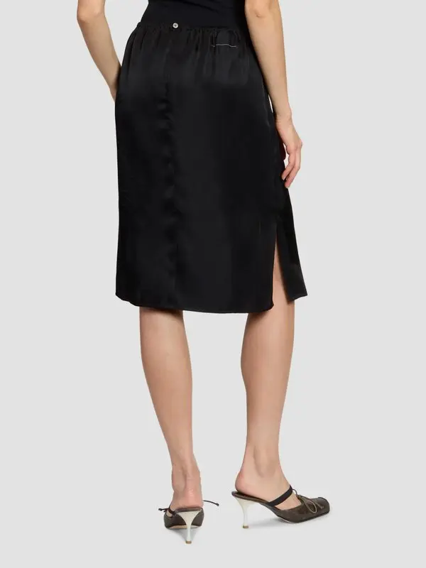 MAISON MARGIELA Fluid Satin Skirt