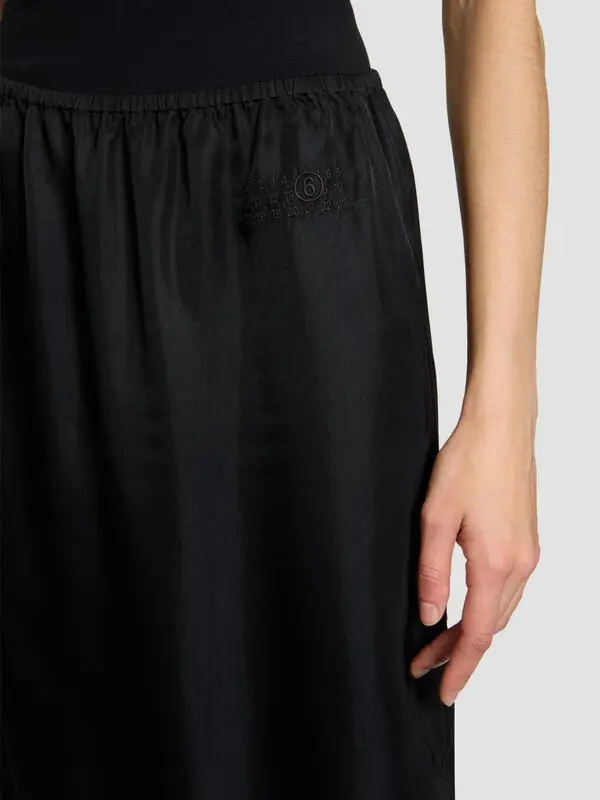MAISON MARGIELA Fluid Satin Skirt