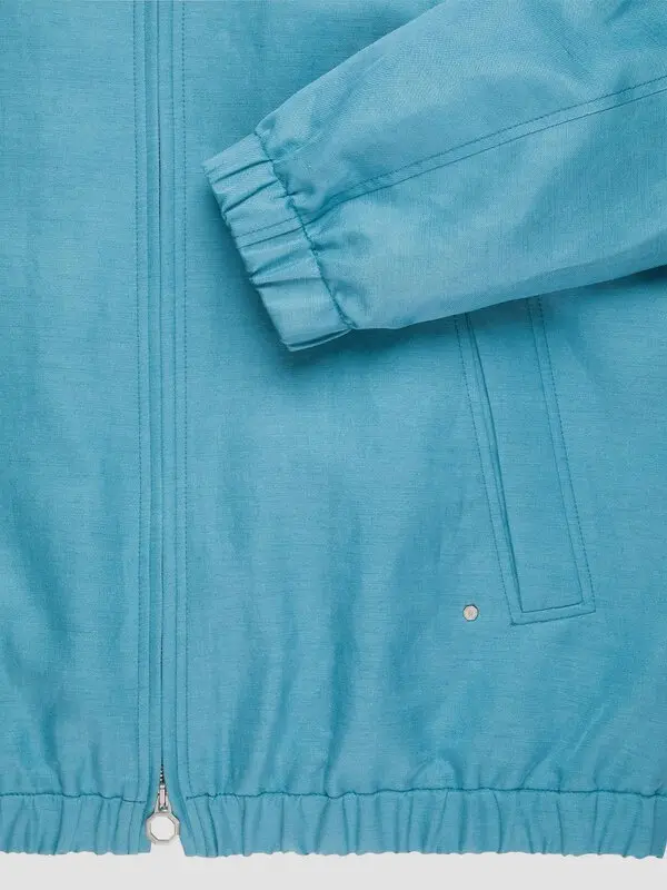 Stefano Ricci Linen And Silk Hooded Jacket