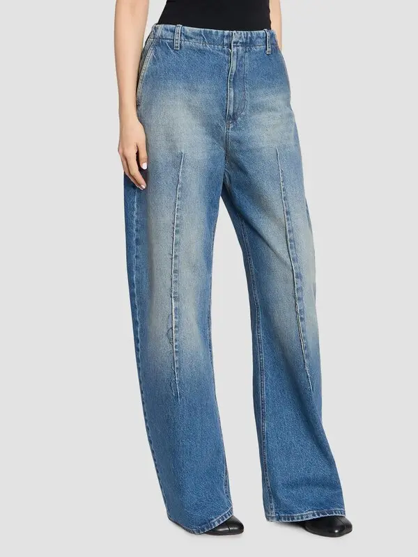 MAISON MARGIELA Denim Barrel-leg Pants
