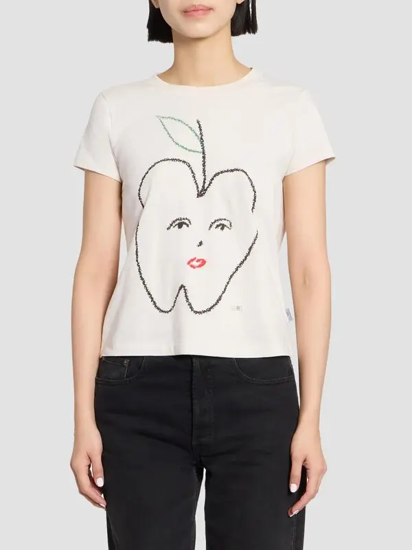 MAISON MARGIELA Graphic Cotton Jersey T-shirt