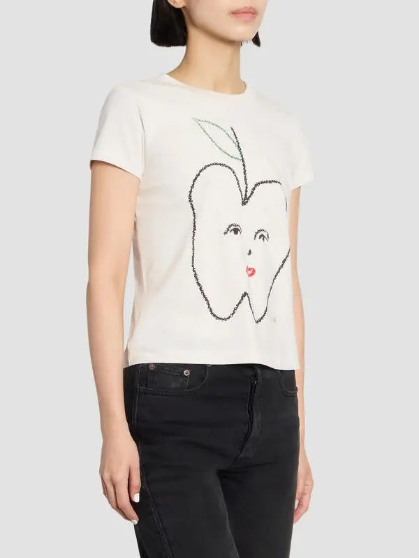 MAISON MARGIELA Graphic Cotton Jersey T-shirt