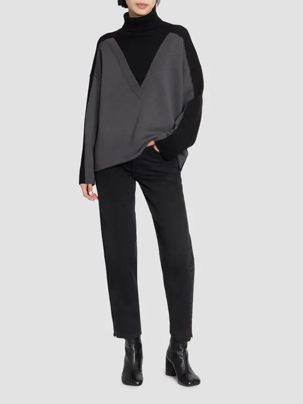 MAISON MARGIELA Zip Straight-leg Jeans