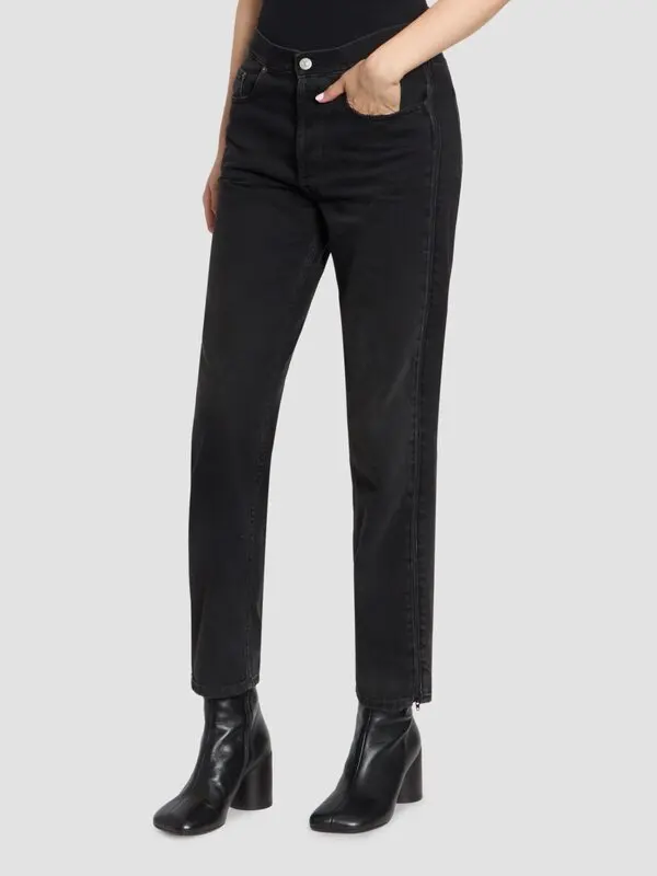 MAISON MARGIELA Zip Straight-leg Jeans