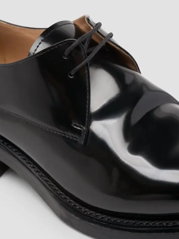 Bottega Veneta Glaston Lace-up Patent Leather Derbys