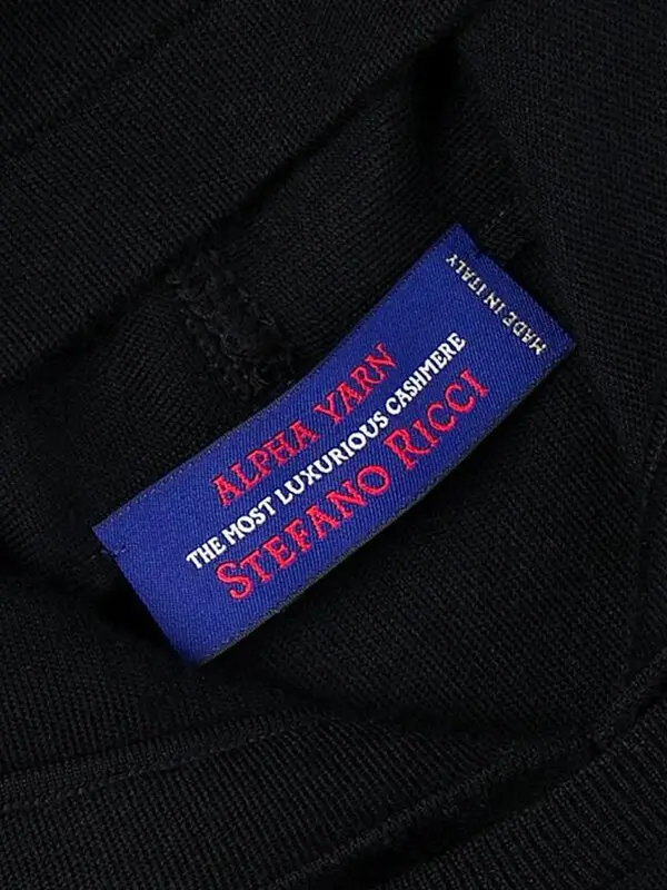 Stefano Ricci Luxurious And Sophisticated Crewneck Sweater - Black