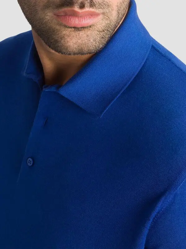 Stefano Ricci Cashmere-wool Polo Shirt - Blue