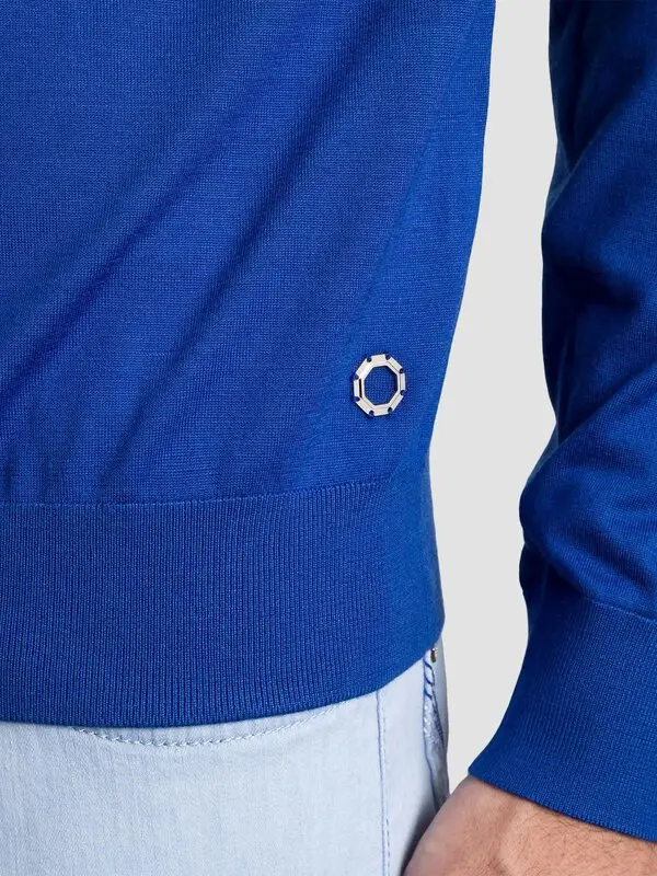 Stefano Ricci Cashmere-wool Polo Shirt - Blue
