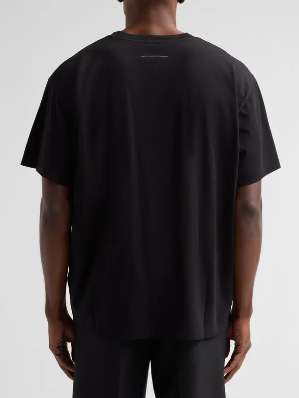 MAISON MARGIELA Logo Cotton Crewneck T-shirt
