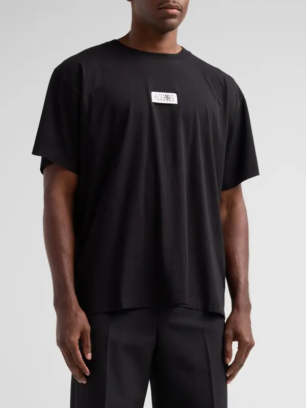 MAISON MARGIELA Logo Cotton Crewneck T-shirt