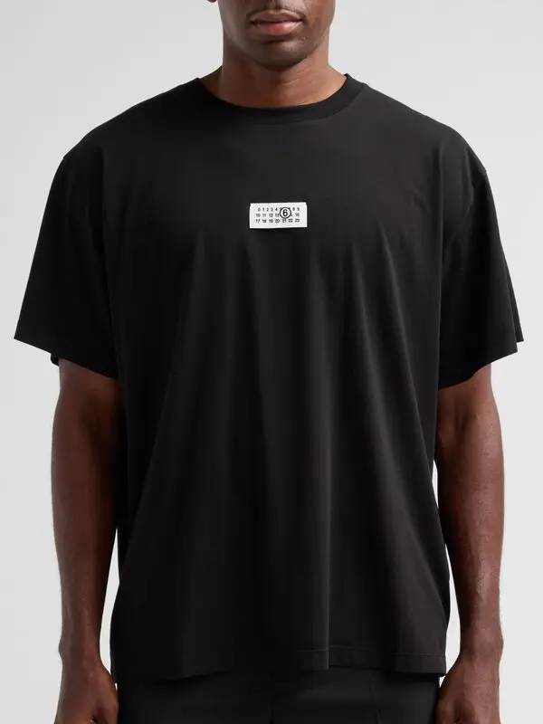 MAISON MARGIELA Logo Cotton Crewneck T-shirt
