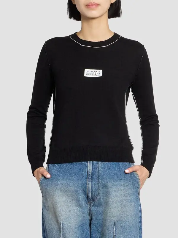MAISON MARGIELA Wool Crewneck Sweater