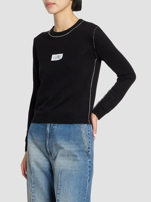 MAISON MARGIELA Wool Crewneck Sweater