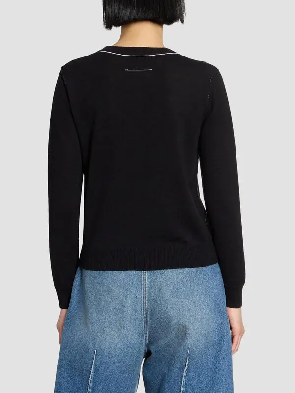 MAISON MARGIELA Wool Crewneck Sweater