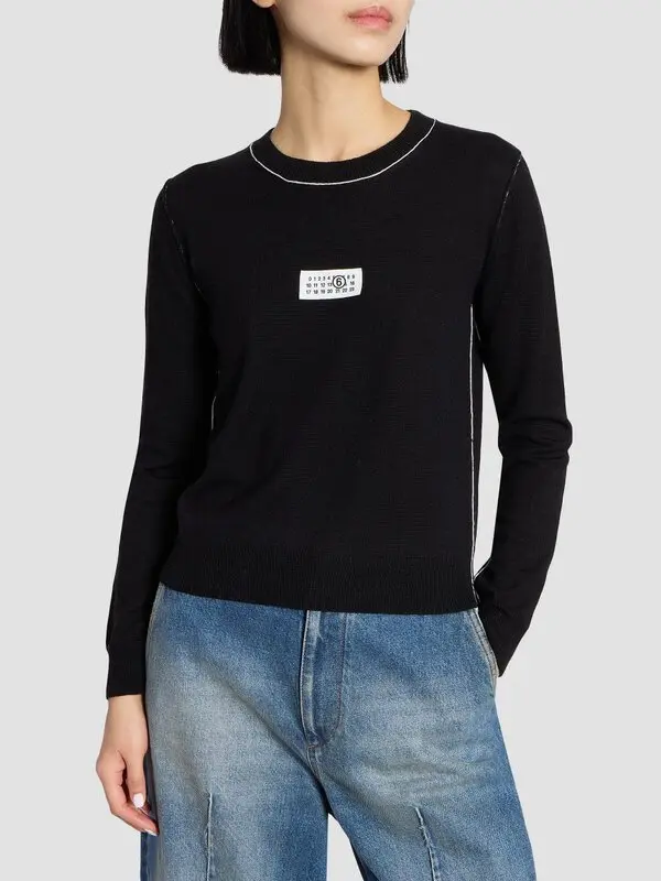 MAISON MARGIELA Wool Crewneck Sweater