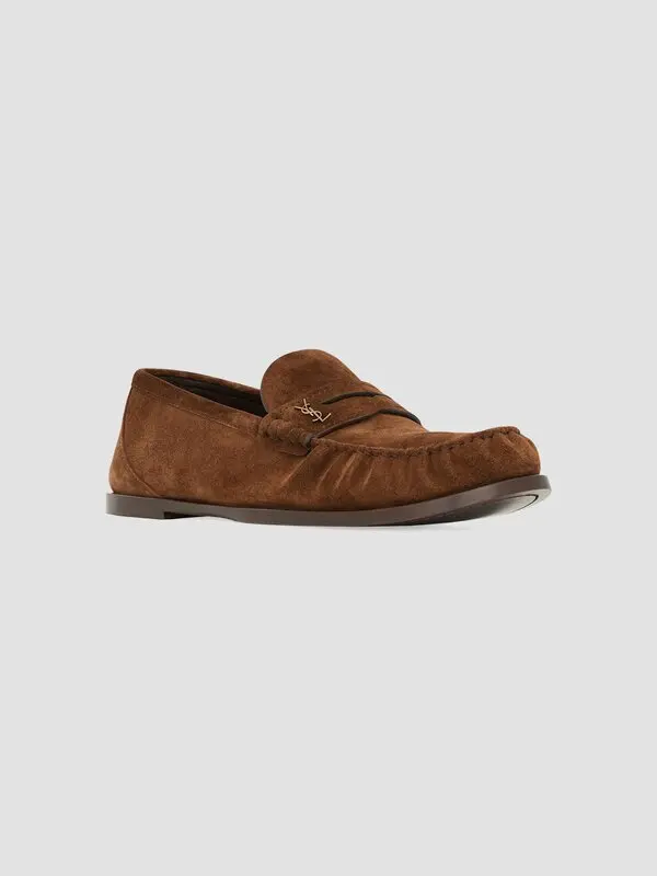 Saint Laurent Loafers In Suede