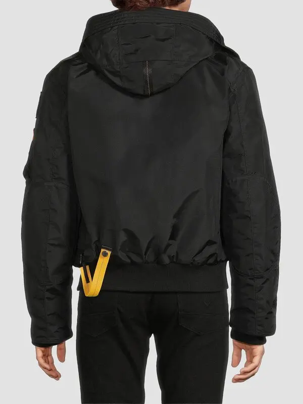 PARAJUMPERS Gobi Hooded Bomber Jacket - Black