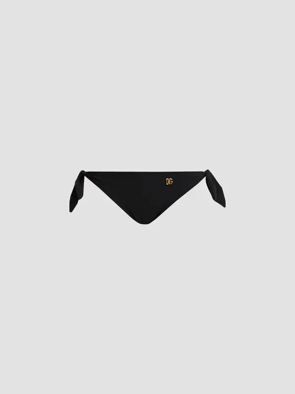 Dolce & Gabbana Logo Bikini Bottom - Nero