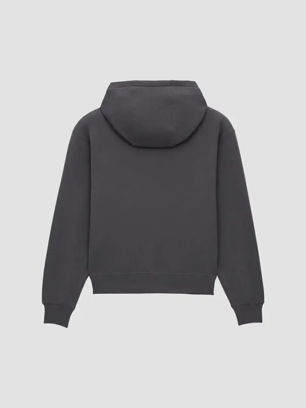 Saint Laurent Logo Hoodie - Gris Fonce