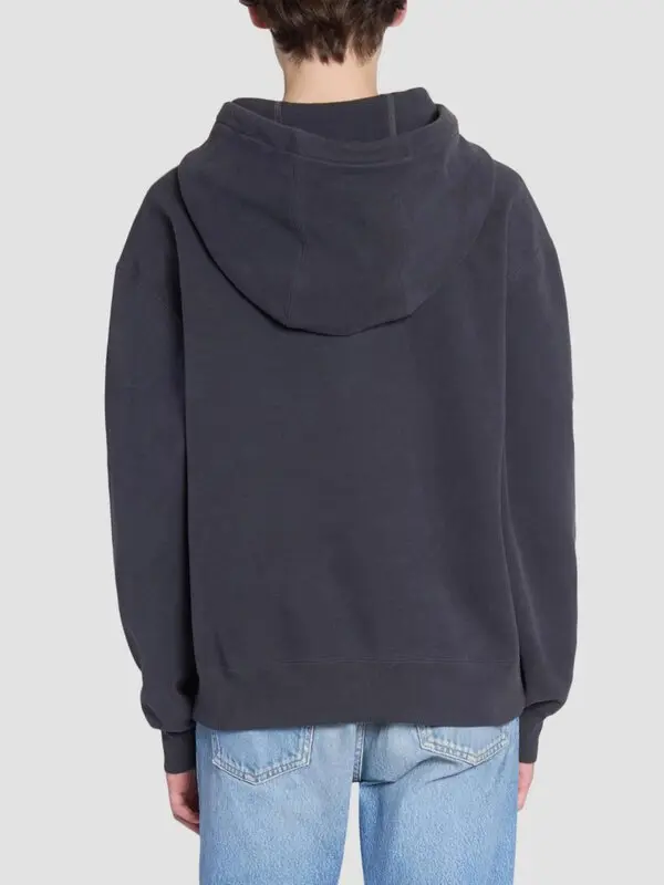 Saint Laurent Logo Hoodie - Gris Fonce