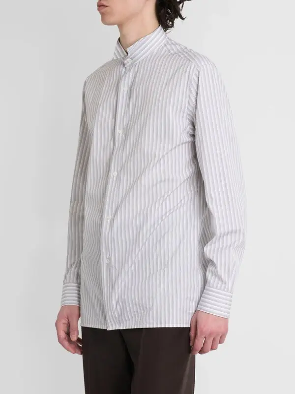 MAISON MARGIELA Striped Cotton Shirt