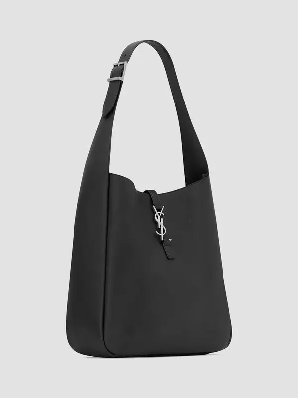 Saint Laurent Le 5 7 Supple Large In Grained Leather