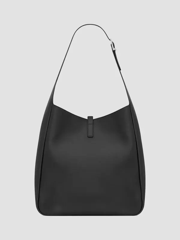Saint Laurent Le 5 7 Supple Large In Grained Leather