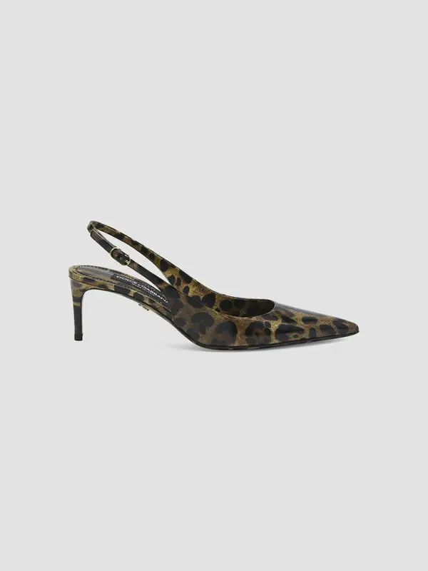 Dolce & Gabbana 60mm -print Patent Leather Pumps - Leopard