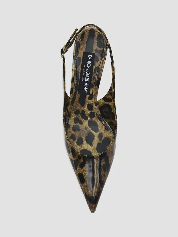 Dolce & Gabbana 60mm -print Patent Leather Pumps - Leopard