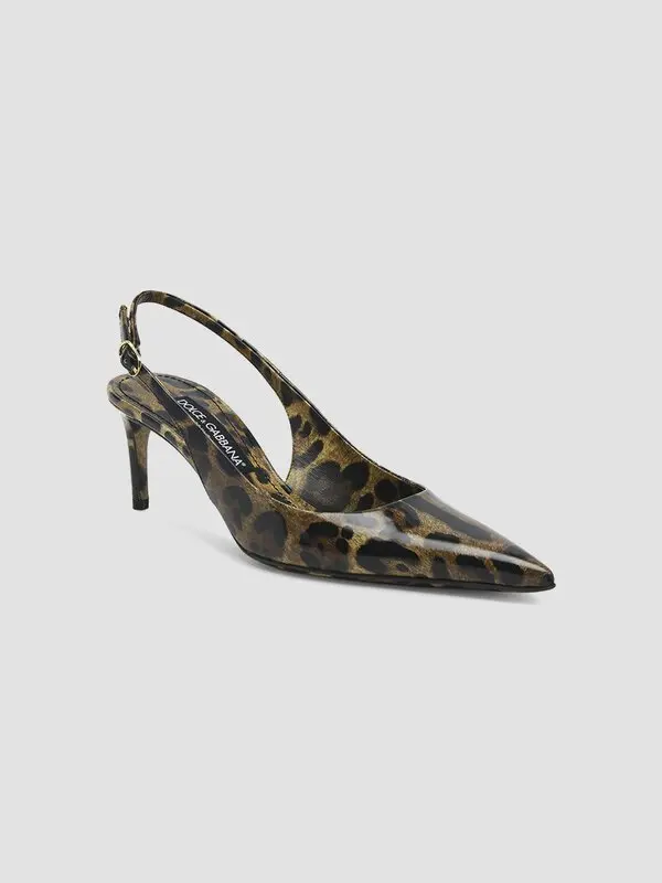 Dolce & Gabbana 60mm -print Patent Leather Pumps - Leopard