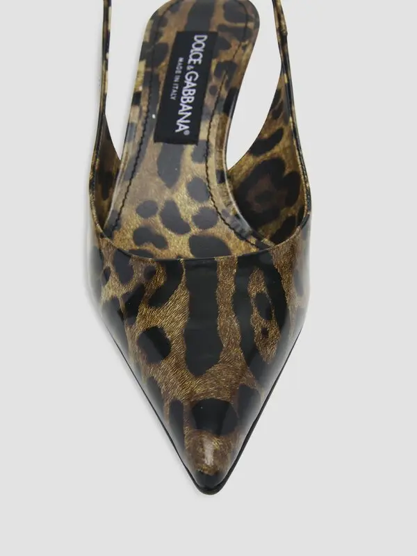 Dolce & Gabbana 60mm -print Patent Leather Pumps - Leopard