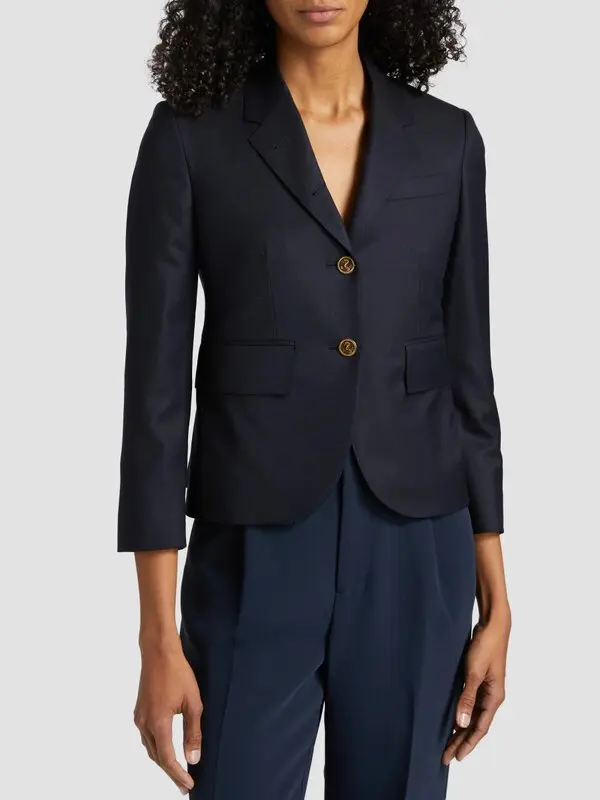 Thom Browne High Armhole Wool Sport Coat