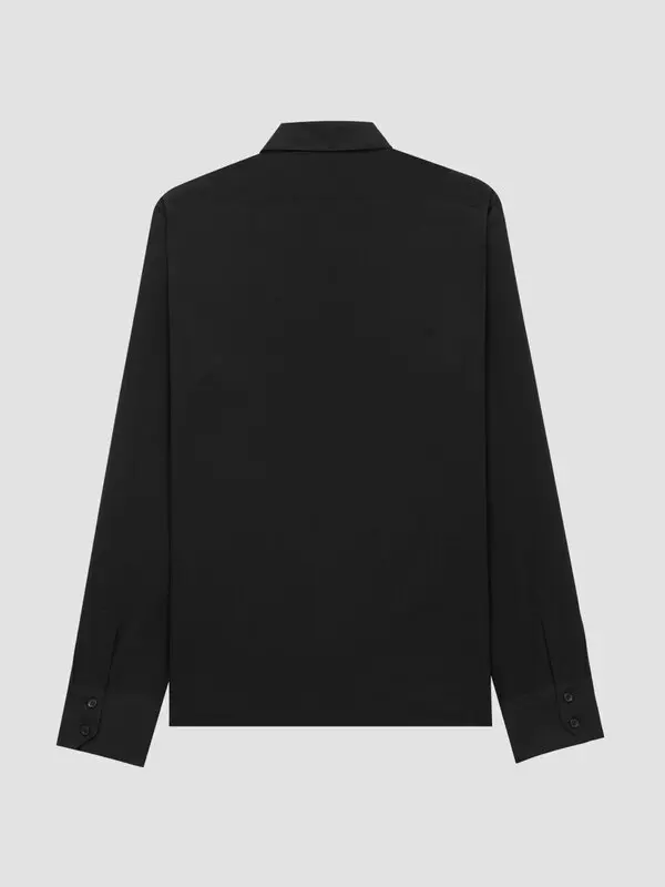 Saint Laurent Cassandre Shirt In Cotton Voile