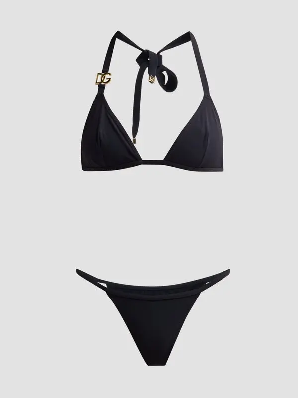 Dolce & Gabbana Logo Triangle Bikini