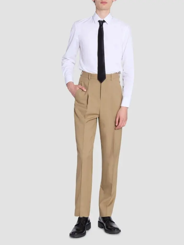 Saint Laurent Tie In Silk Satin