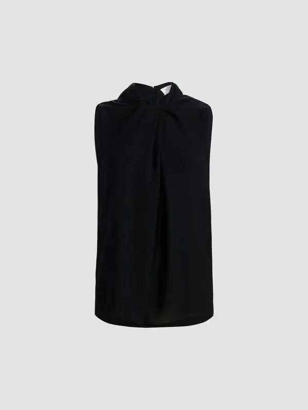 Michael Kors Knotted Virgin Wool Top