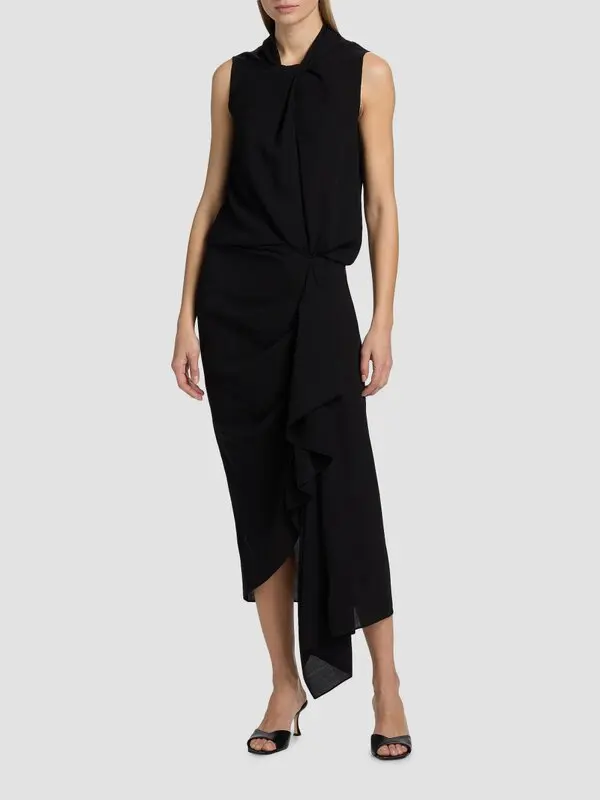 Michael Kors Knotted Virgin Wool Top