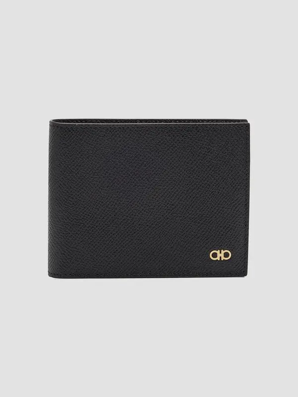 FERRAGAMO Gancini Grain Leather Bifold Wallet