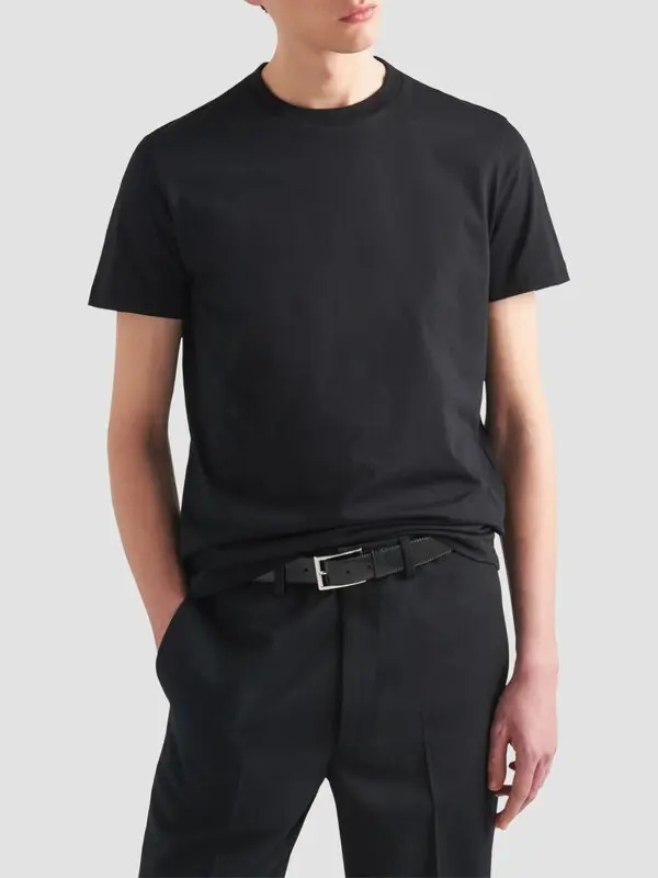 Prada Three-pack Cotton T-shirts