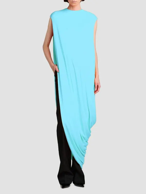 TOM FORD Asymmetric Crepe Jersey Top