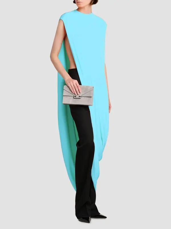 TOM FORD Asymmetric Crepe Jersey Top