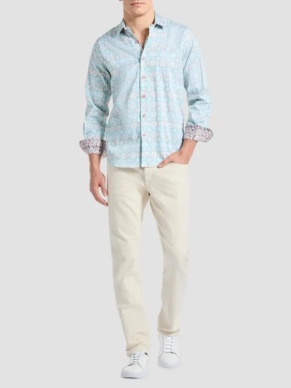 Robert Graham Mariage Abstract Cotton-blend Shirt