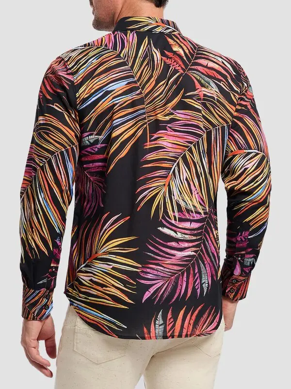 Robert Graham Acai Printed Cotton Button-front Shirt