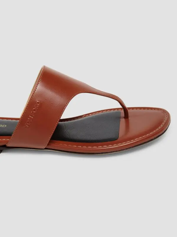 TOM FORD Leather Thong Sandals