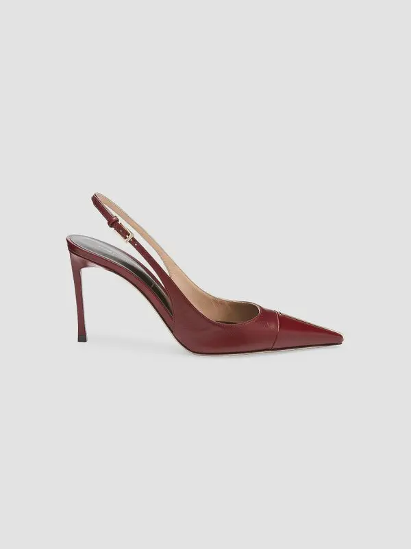 TOM FORD 85mm Leather Slingback Pumps