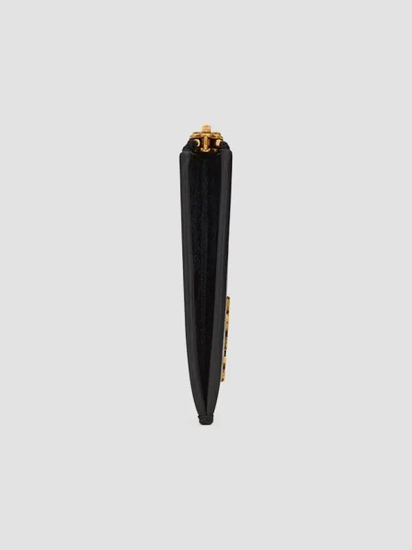 Saint Laurent Tiny Cassandre Zipped Fragts Credit Card Case